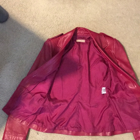 Luca Luca | Jackets & Coats | Luca Luca Genuine Leather 6 Pinkishred ...